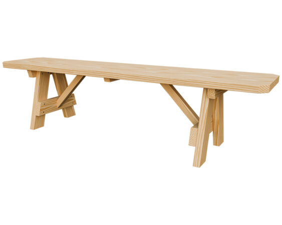 3x8 Wooden Picnic Table Set | Green Acres Outdoor Living
