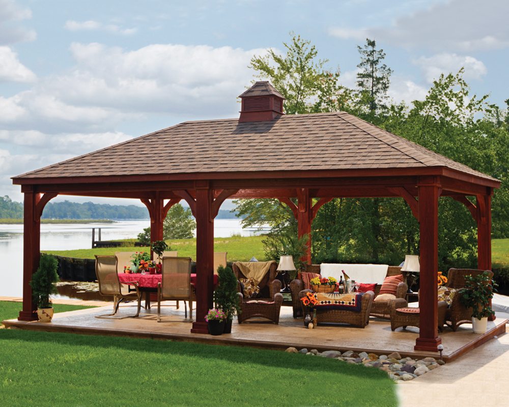 Traditional Wooden Pavilion | Green Acres Outdoor Living Traditional Wooden Pavilion | Green Acres Outdoor Living