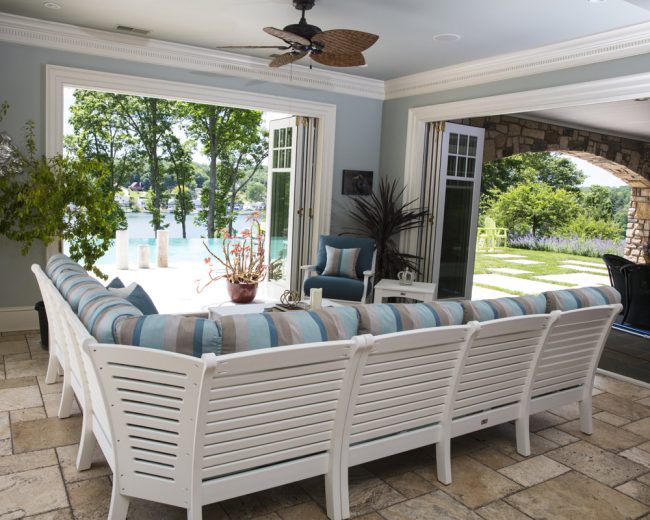 Poly Classic Terrace Sectional Sofa | Green Acres Outdoor Living