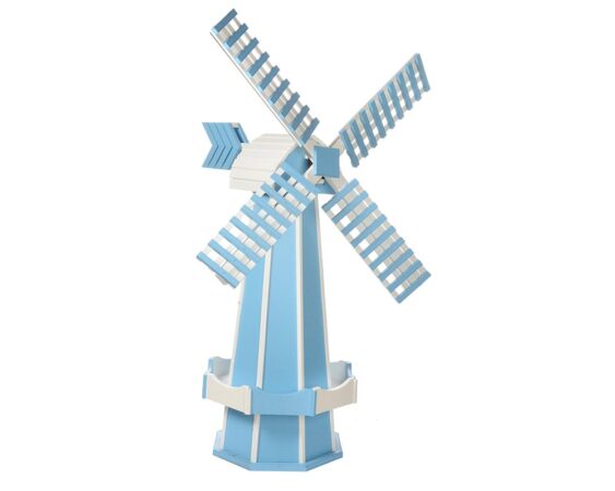 Cedar & Aruba Blue Windmill | Green Acres Outdoor Living