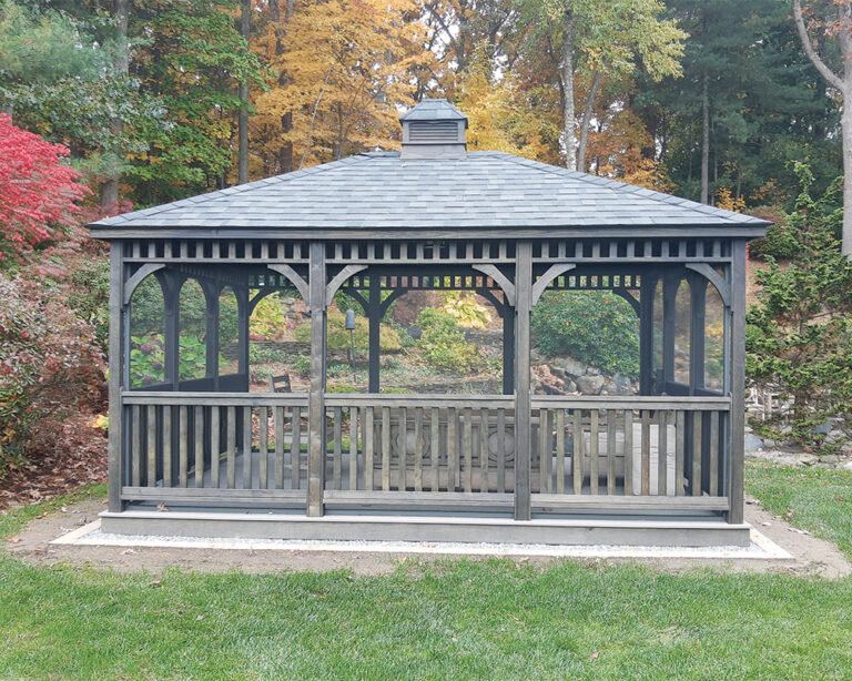 Rectangular Wooden Gazebos | Green Acres Outdoor Living