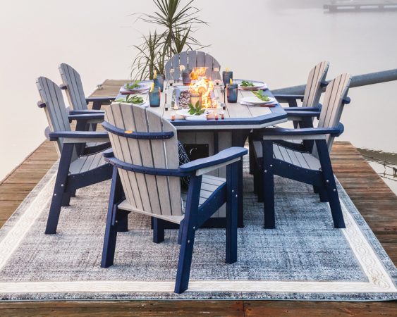 Paso Robles F-Top Octagon Fire Table | Green Acres Outdoor Living