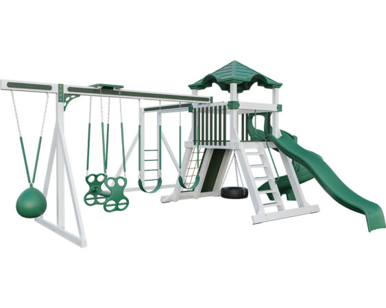 Avalanche - Layout #1 Swing Set | Green Acres Outdoor Living