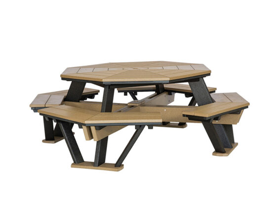 Custom Octagonal Poly Picnic Table | Green Acres Outdoor Living