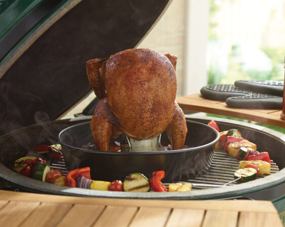 Round Roast Pan & Drip Tray | Green Acres Outdoor Living