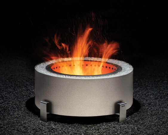 Breeo Luxeve Fire Pit - Silver Vein | Green Acres Outdoor Living