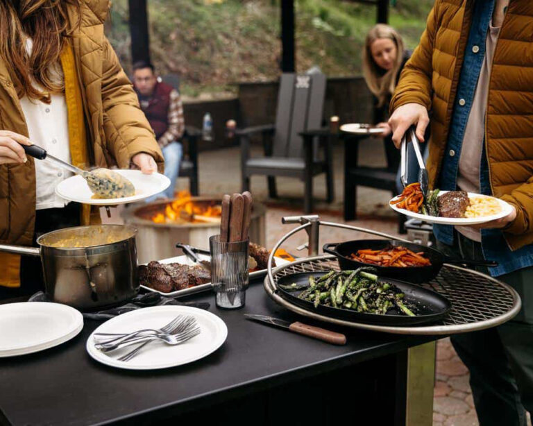 Breeo Fire Pit Accessory Table | Green Acres Outdoor Living