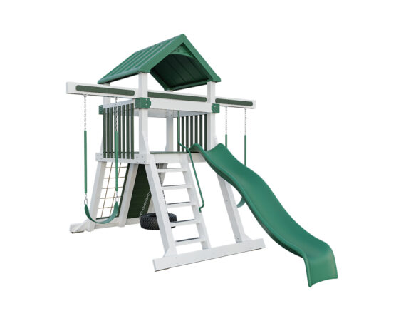 Avalanche - Layout #3 Spacesaver Swing Set | Green Acres Outdoor Living