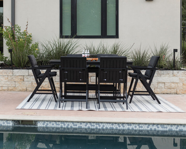 Hudson 40" x 70" Counter Table Set | Green Acres Outdoor Living