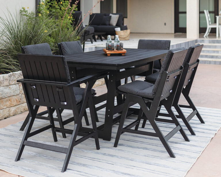 Hudson 40" x 70" Counter Table Set | Green Acres Outdoor Living