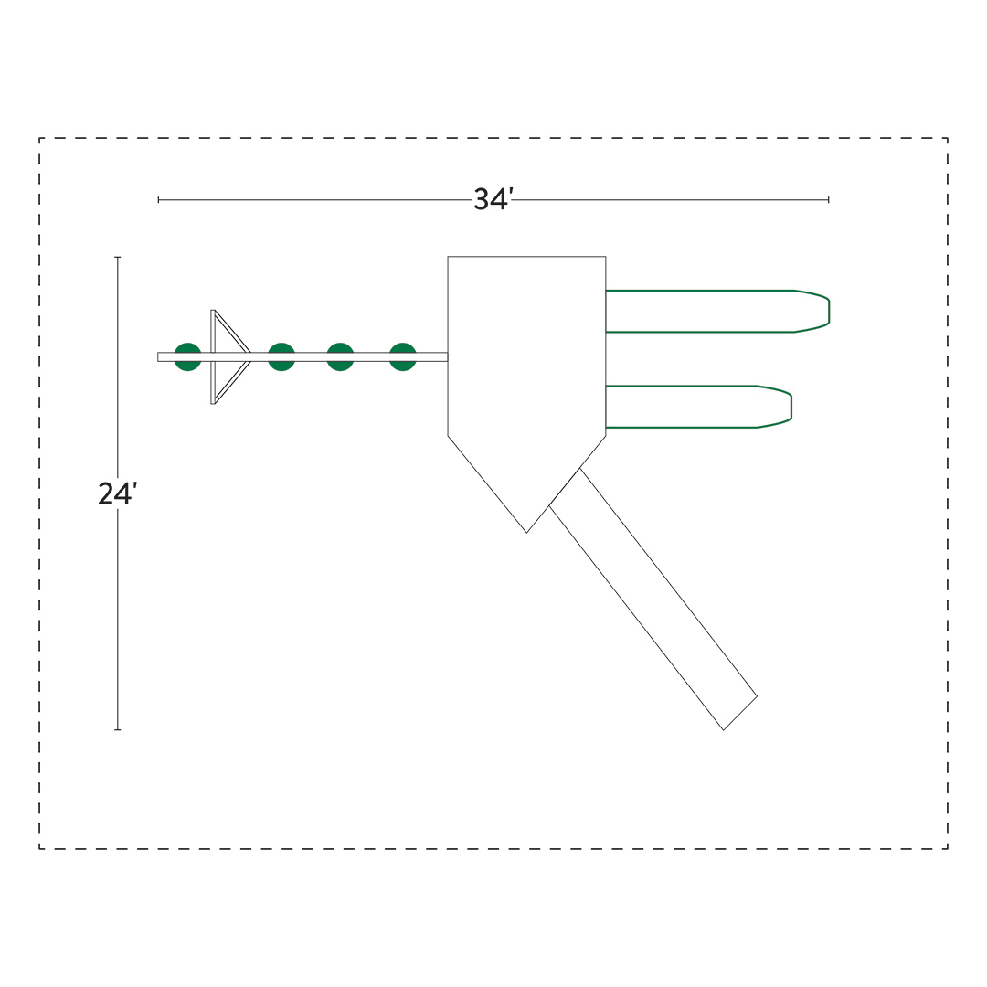 Poly Voyager - Layout #3 | Green Acres Outdoor Living