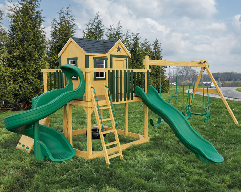 Expedition - Layout #2 Wood Playset | Green Acres Outdoor Living