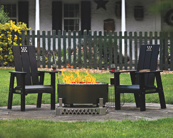 Luxeve Bronze Vein Fire Pit Set | Green Acres Outdoor Living