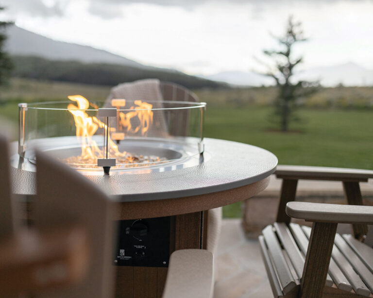 Comfo-Back Round Fire Pit Set | Green Acres Outdoor Living